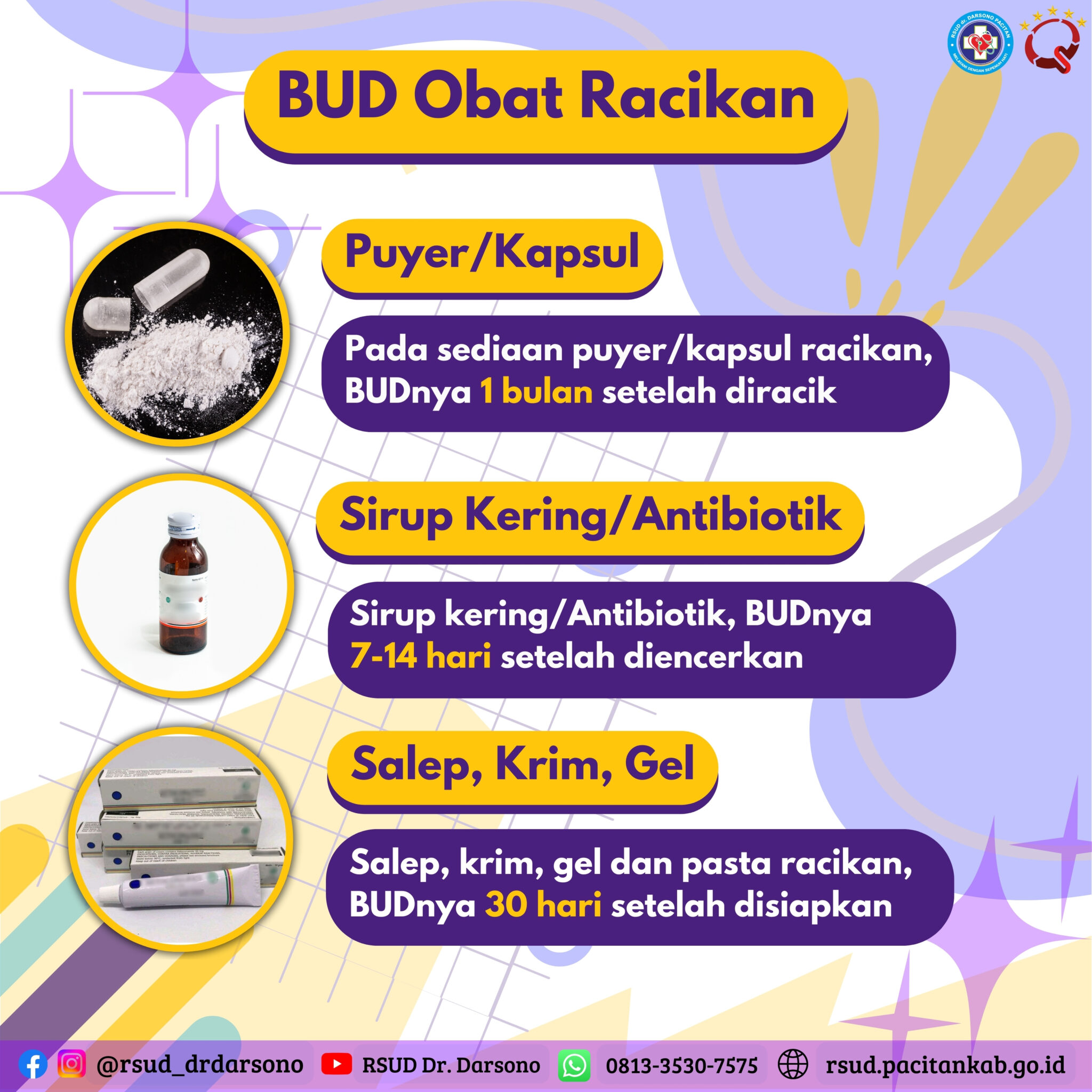 Mengenal BUD (Beyond Use Date) - RSUD Dr Darsono