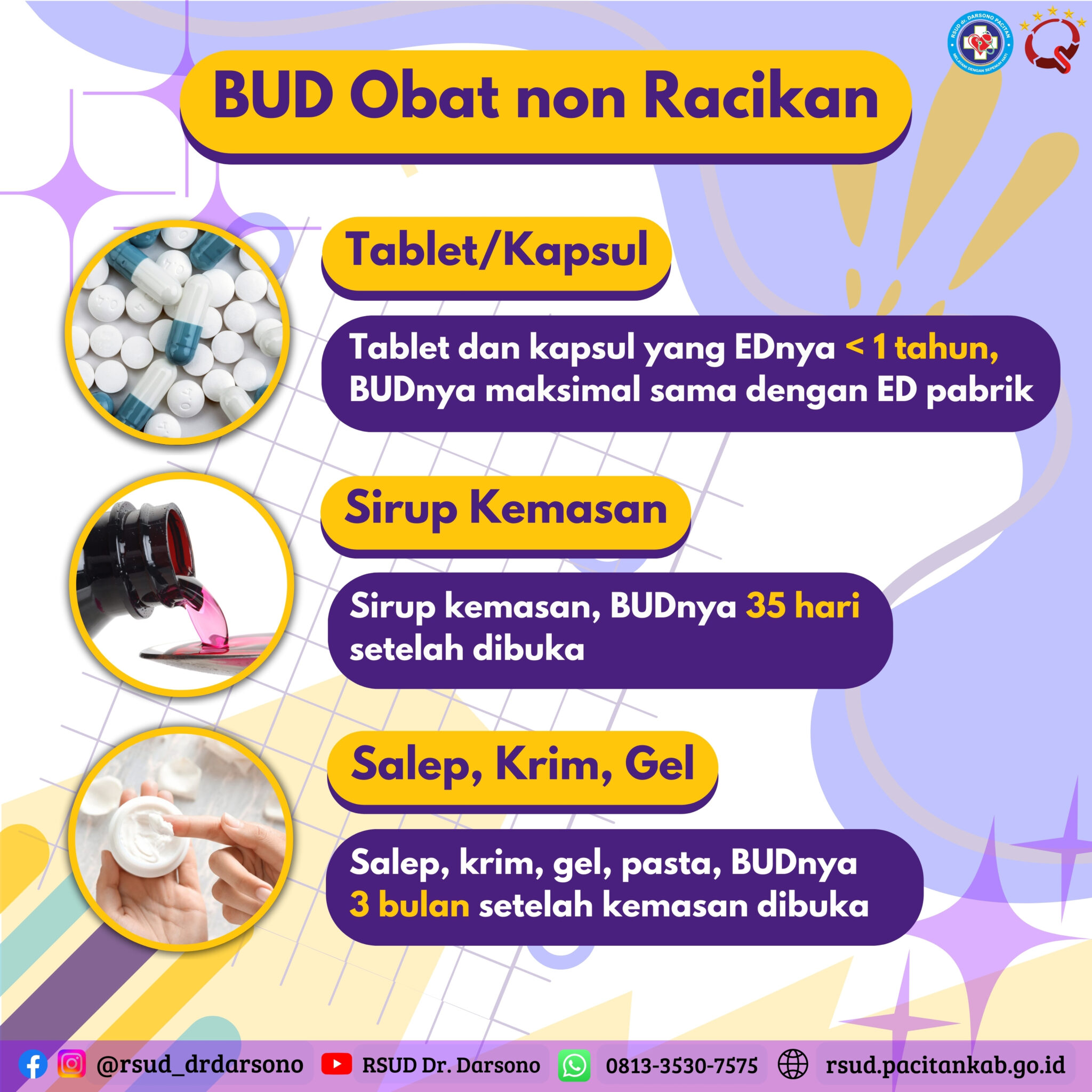 Mengenal BUD (Beyond Use Date) - RSUD Dr Darsono